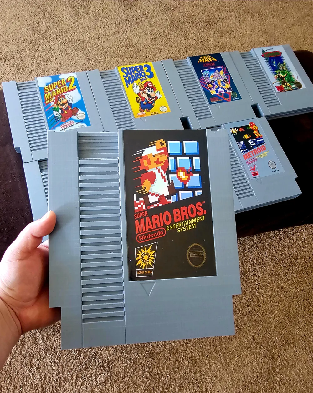 Giant NES Cartridge Wall Art Remixed by 220°c - MakerWorld