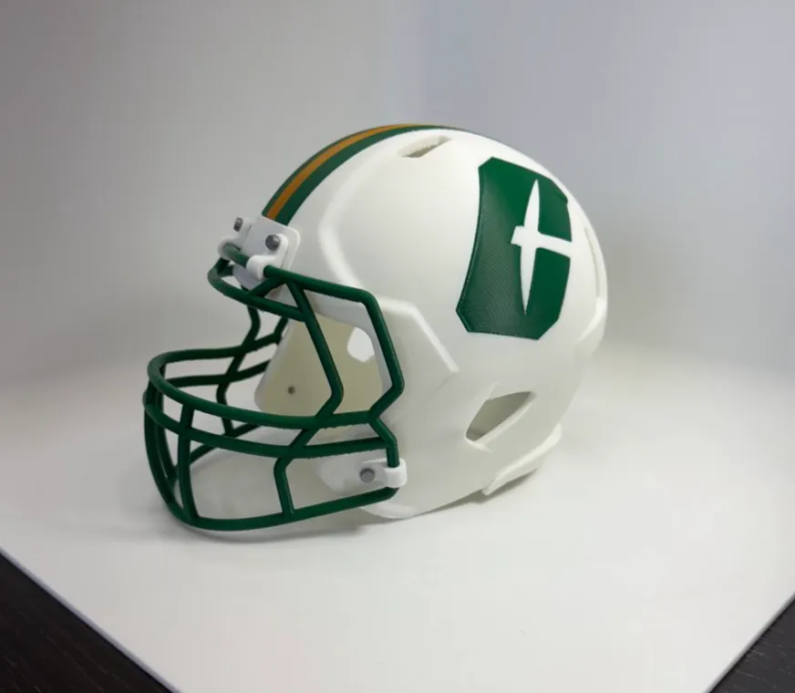 UNCC Football Helmet - Free 3D Print Model - MakerWorld