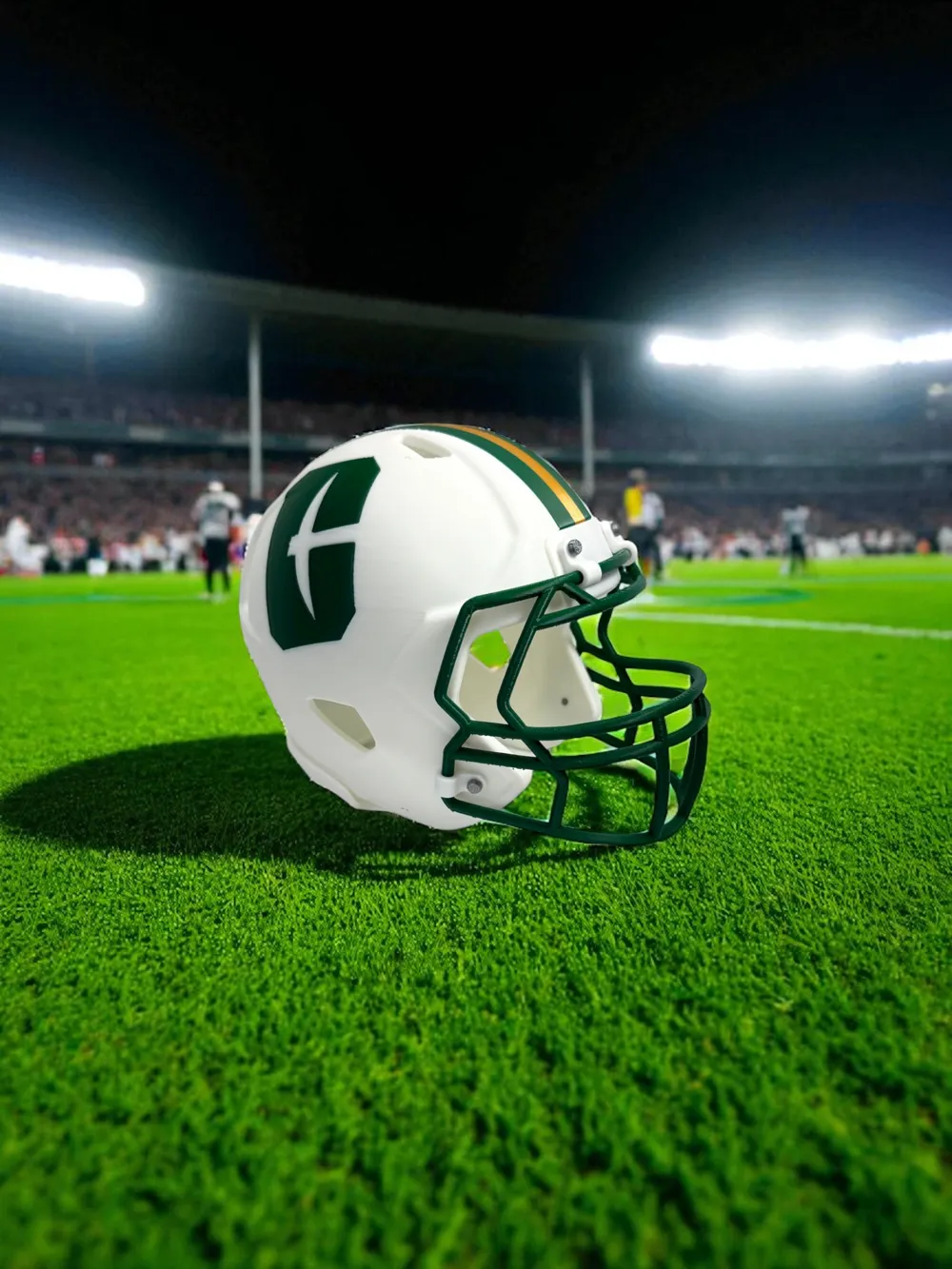 UNCC Football Helmet - Free 3D Print Model - MakerWorld