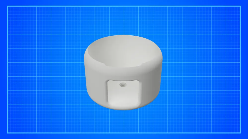 Unifi U6 Mesh 1/4" mount base - Free 3D Print Model - MakerWorld