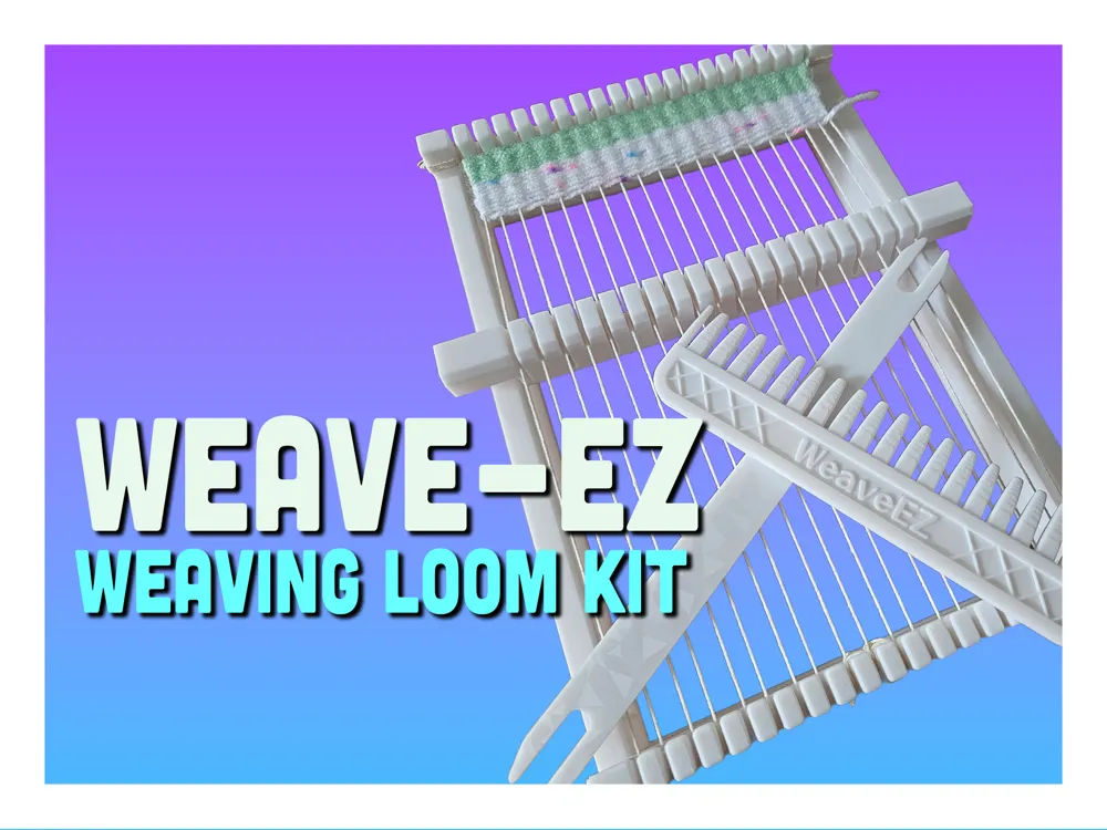 WeaveEZ – Weaving Loom Kit by Airikr MakerWorld: Download Free 3D Models