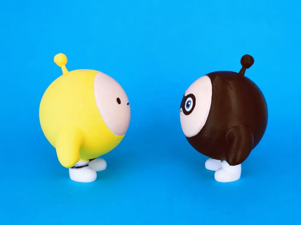 Egg仔Party x Protagonist Series 02 - Egg Xiao Hei by MAN GO GLB - MakerWorld