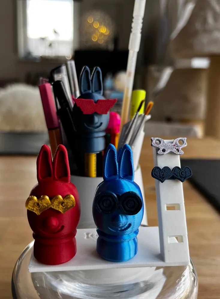bunny pen topper by XSDiVer - MakerWorld