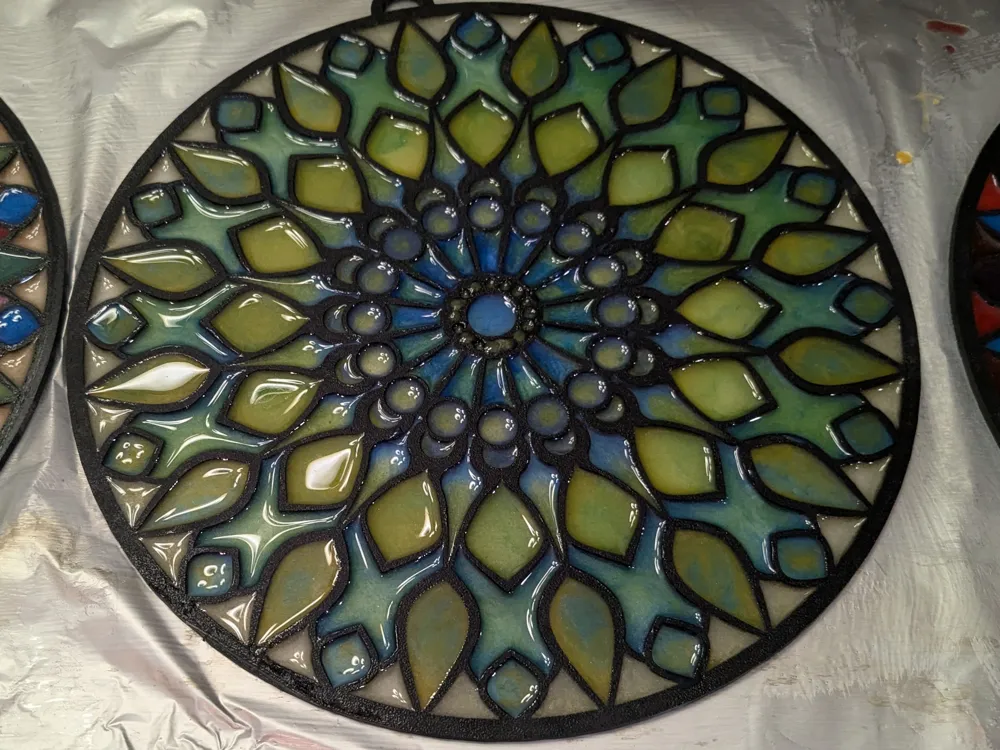 Cathedral Stained Glass - PETG Frame for Epoxy by spencermann ...