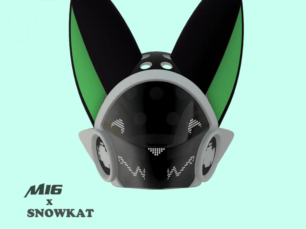 Protogen MK2 NEO (V0.3) - M16 x Snowkat - Free 3D Print Model - MakerWorld