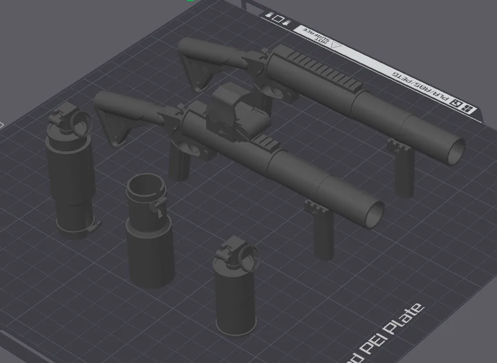 Dummy 13 40mm Single Gas Grenade Launcher by Foundry K41D MakerWorld ...