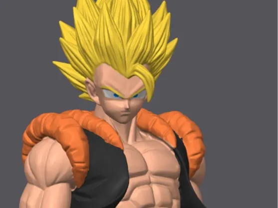 Gogeta super sayan colored Remixed by 3DGAP MakerWorld: Download Free ...
