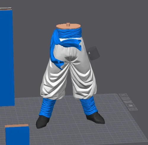 Gogeta super sayan colored Remixed by 3DGAP MakerWorld: Download Free 3D Models