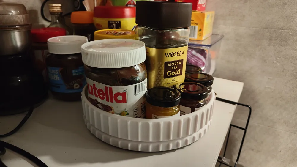 GEO-SPIN – Rotating Kitchen Tray - Free 3D Print Model - MakerWorld