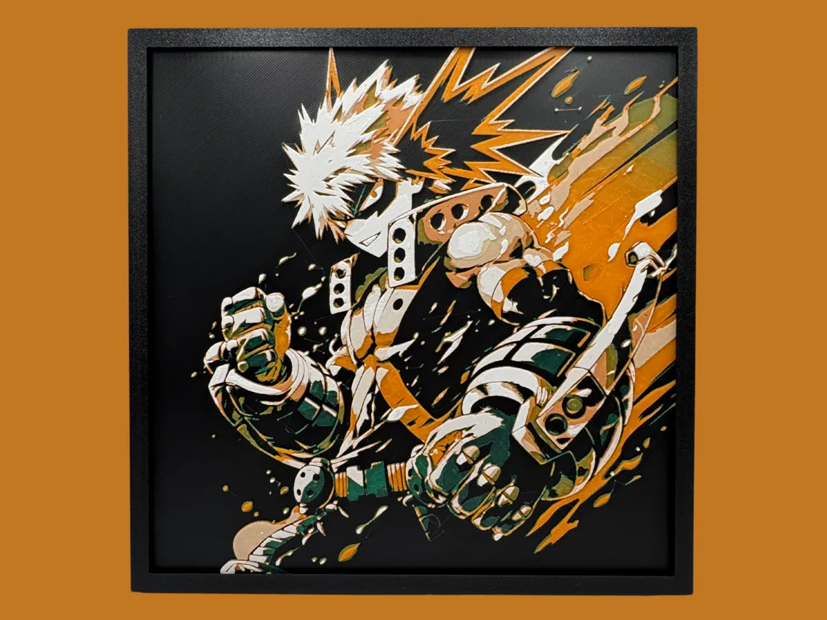 Katsuki Bakugo - My Hero Academia - Free 3D Print Model - MakerWorld