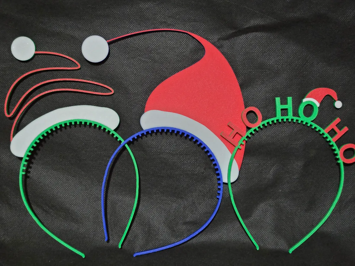Santa Headband Variety - Free 3D Print Model - MakerWorld