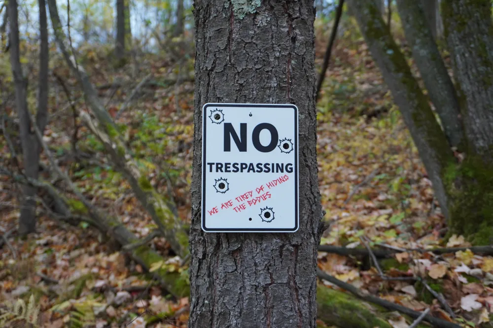 Halloween No Trespassing Sign by Studio Travisty MakerWorld: Download ...