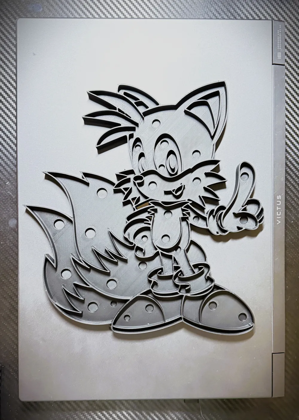 Tails Wall Decor (NO AMS - Multipart) by ItsBryy3D MakerWorld: Download ...