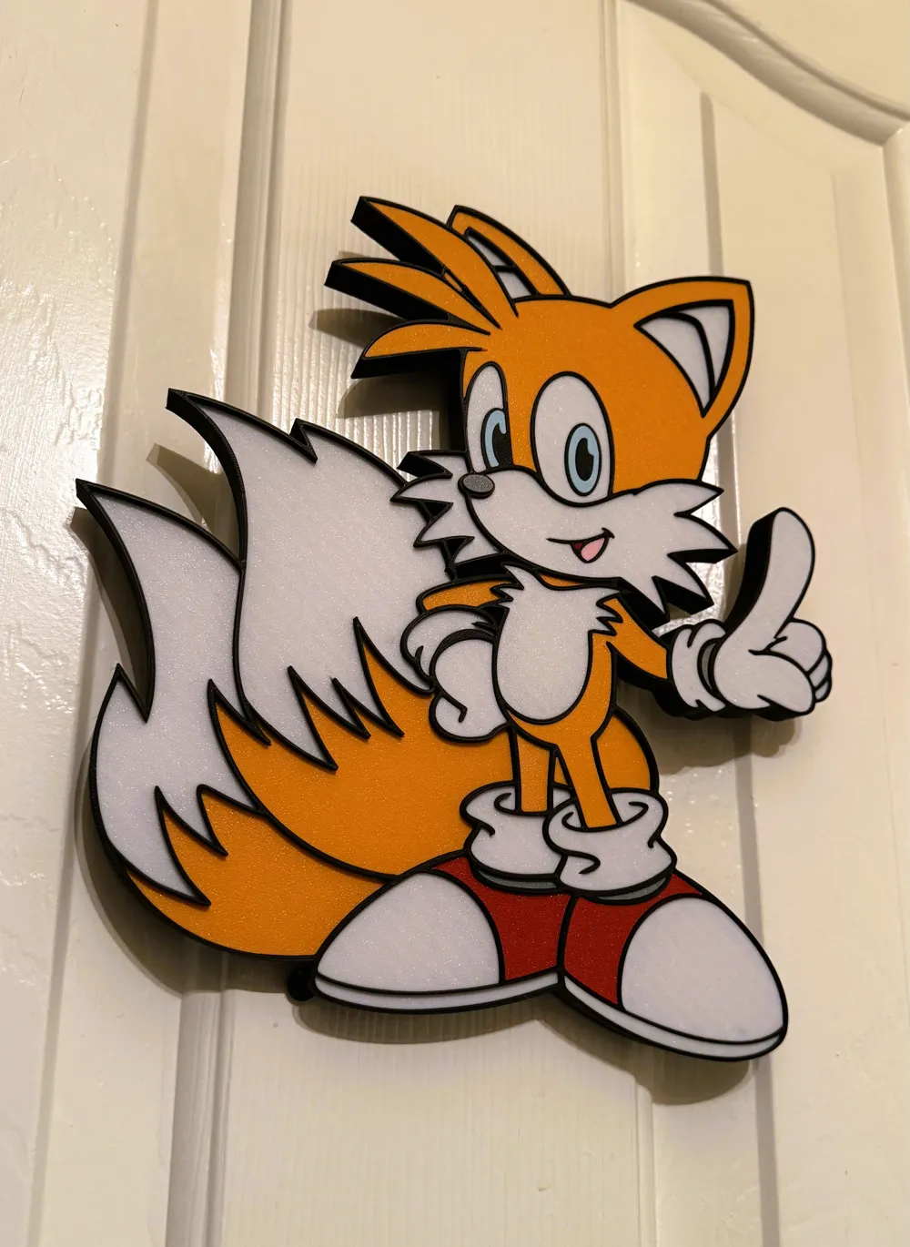 Tails Wall Decor (NO AMS - Multipart) by ItsBryy3D MakerWorld: Download ...