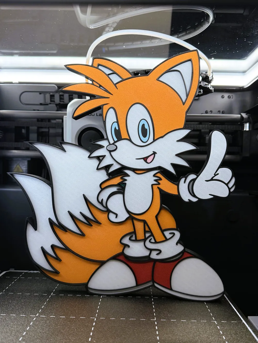 Tails Wall Decor (NO AMS - Multipart) by ItsBryy3D MakerWorld: Download ...