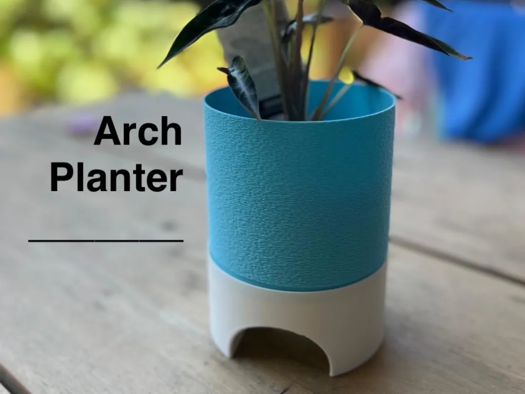 Arch Planter - Drip Tray Design - Free 3D Print Model - MakerWorld