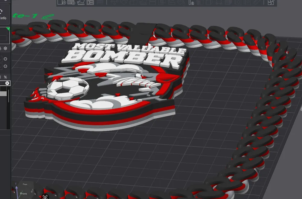 Inter Miami Soccer Hype Chain - Free 3D Print Model - MakerWorld
