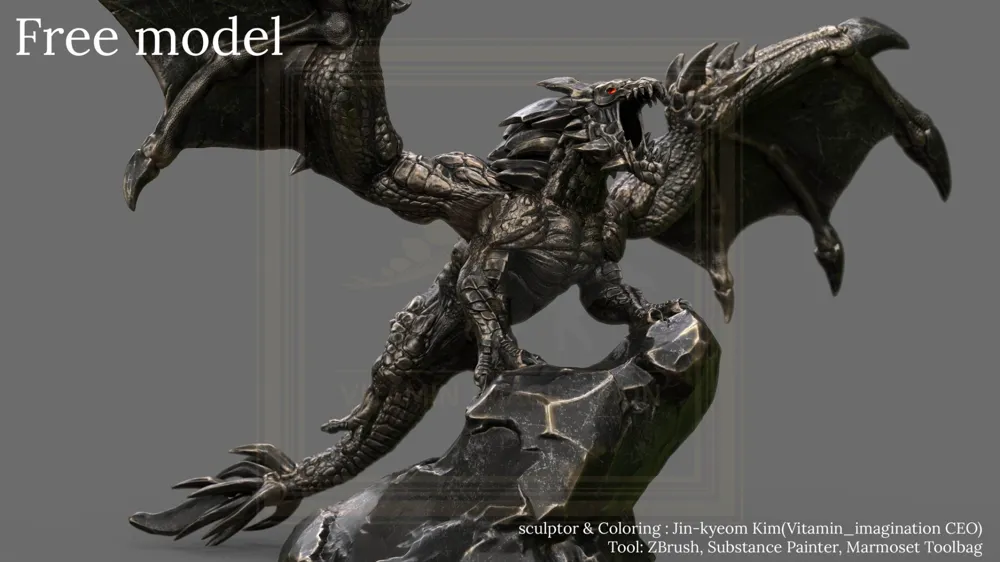 Dragon - Free 3D Print Model - MakerWorld
