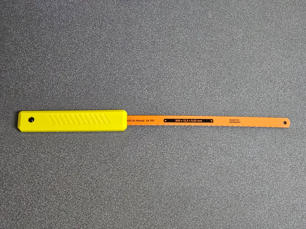 Padsaw handle for hacksaw blades by G_Hammond_and_Sons - MakerWorld
