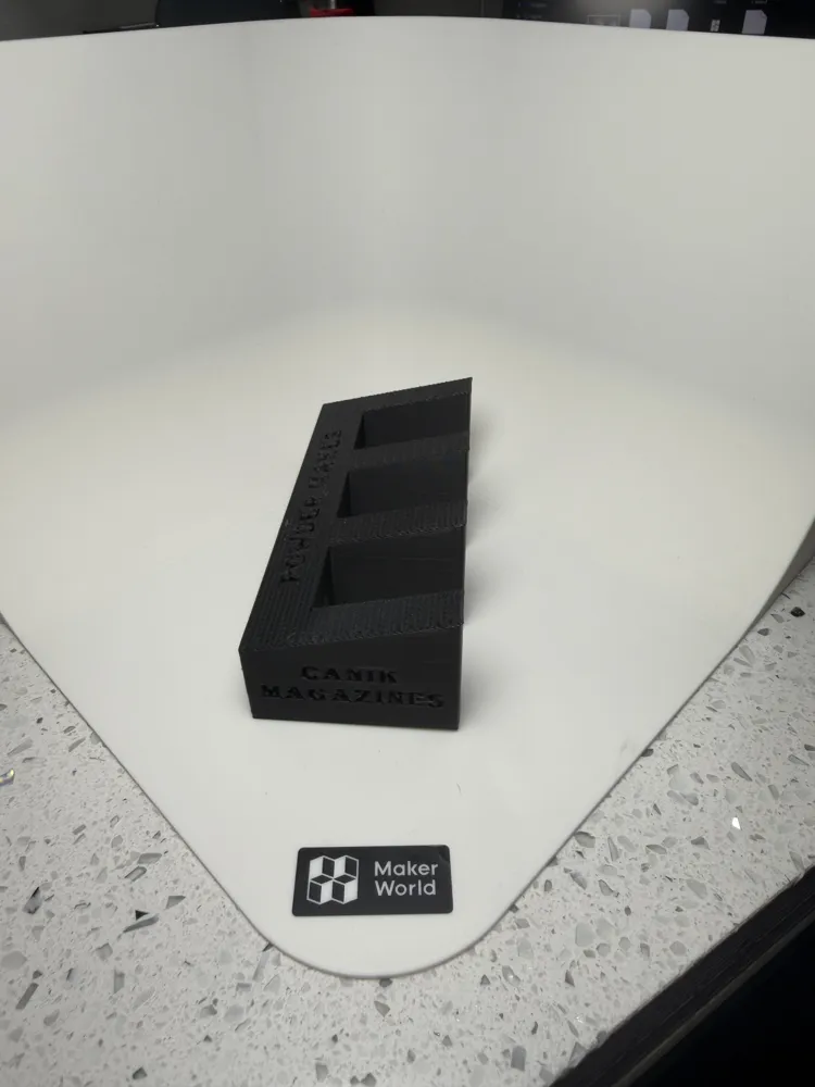 Wandhalterung für Canik Magazine – Kostenloses 3D-Druckmodell – MakerWorld
