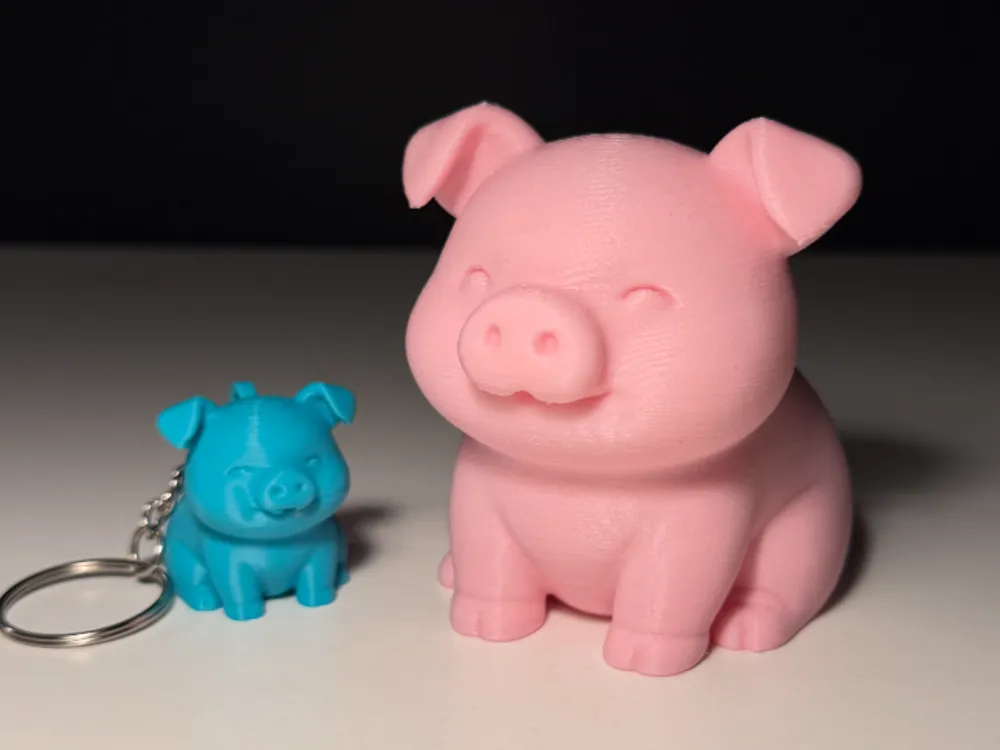 Cute Pig - Free 3D Print Model - MakerWorld