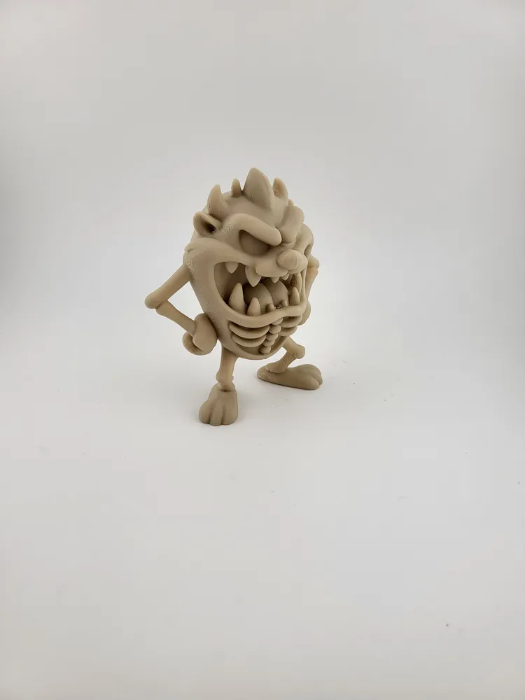 3D Skeleton Taz Looney Tunes Tasmanian Devil STL - Free 3D Print Model ...
