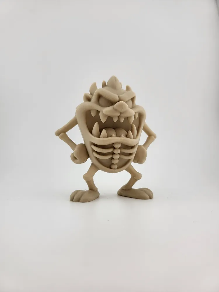 3D Skeleton Taz Looney Tunes Tasmanian Devil STL - Free 3D Print Model ...
