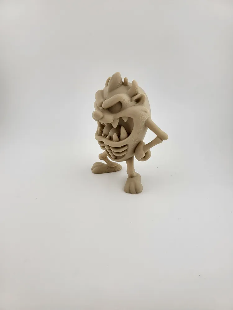 3D Skeleton Taz Looney Tunes Tasmanian Devil STL - Free 3D Print Model ...