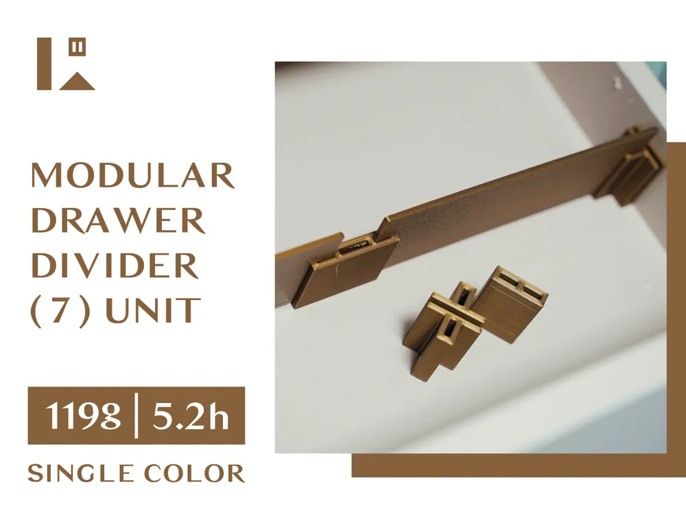 Modular Drawer Divider by L² - MakerWorld