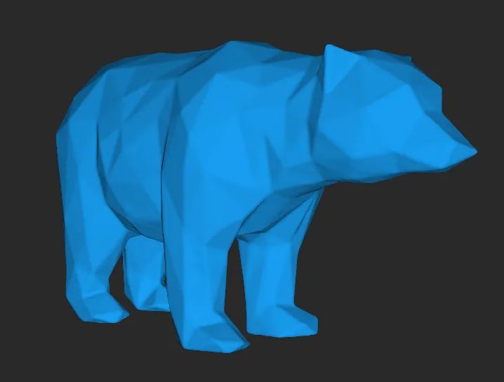 Low Poly Bear by BY_AH - MakerWorld