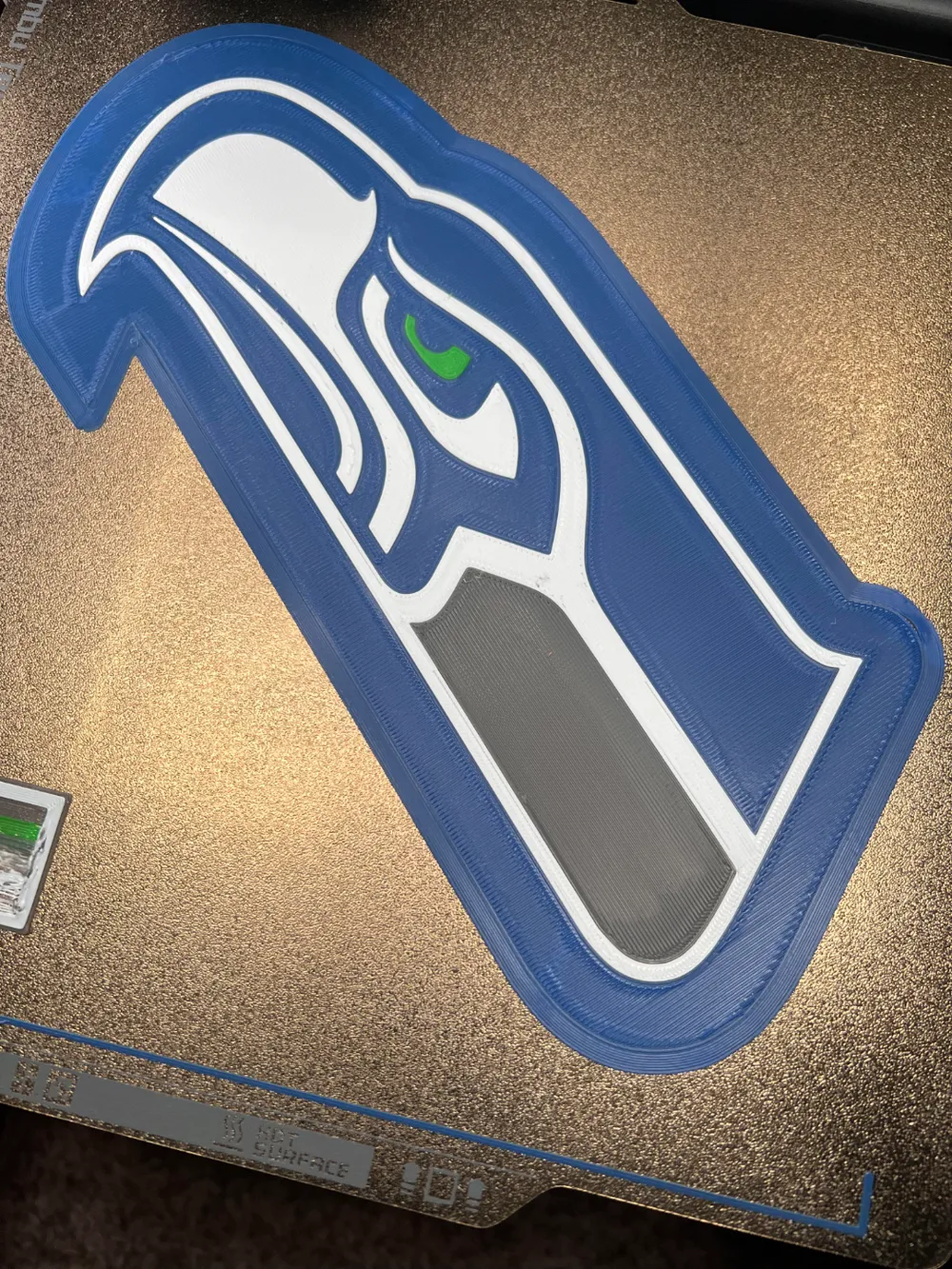 Seahawks LED Lamp by Codyinbody3 - MakerWorld