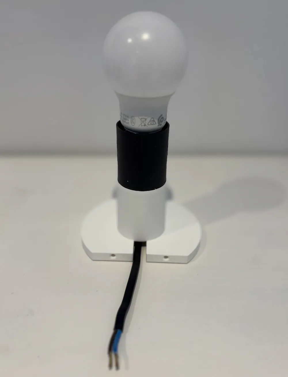 Modular Balcony Wall Lamp with E27 Socket - Free 3D Print Model ...