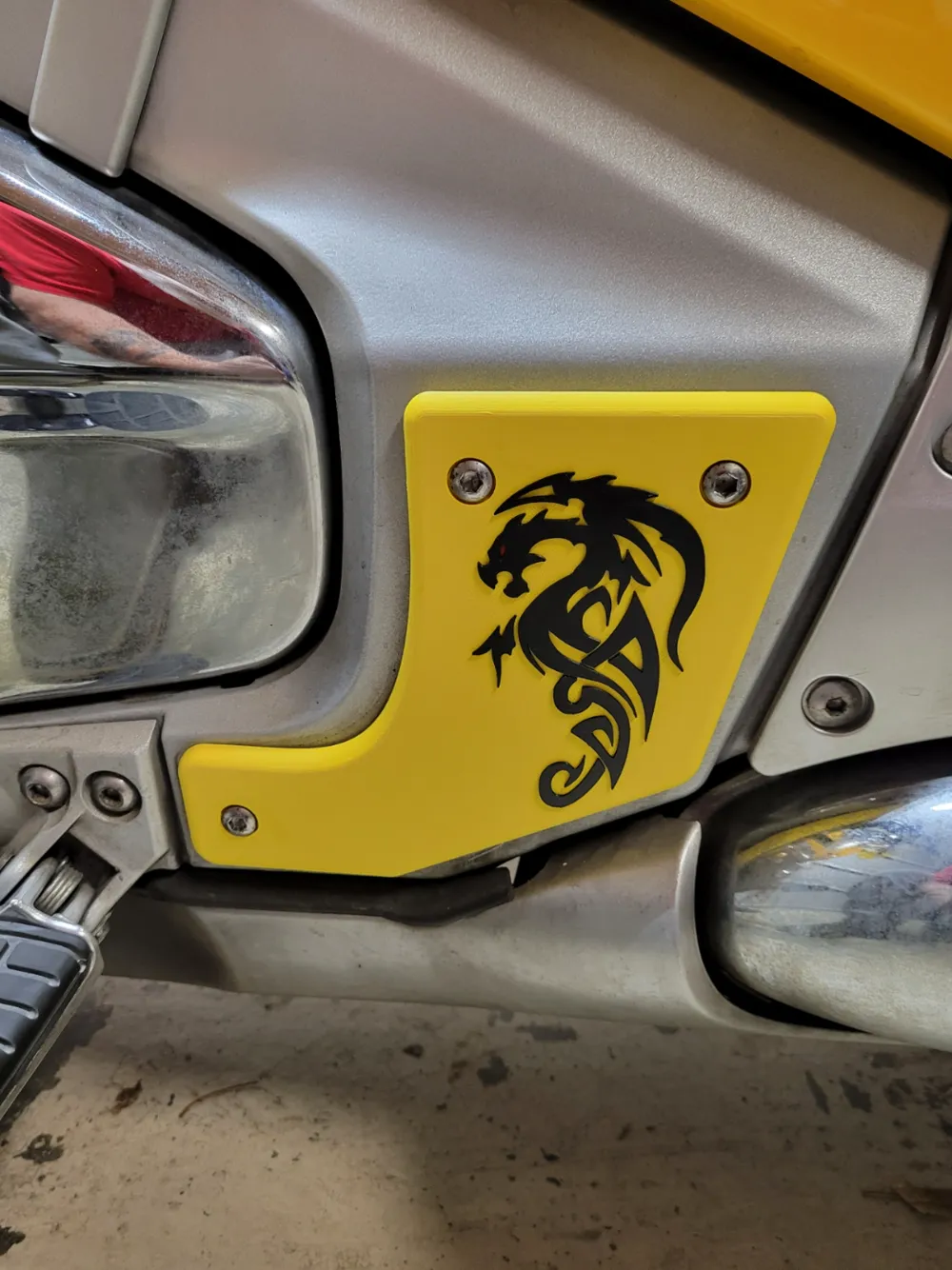 Swing Arm Pivot Covers - Dragon Design by Master Roshi - MakerWorld