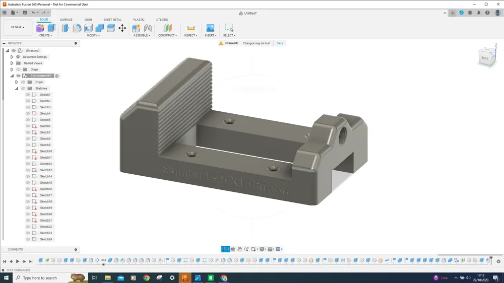 Handy Vice Designed with Fusion 360 and Printed with Bambu Lab X1 ...