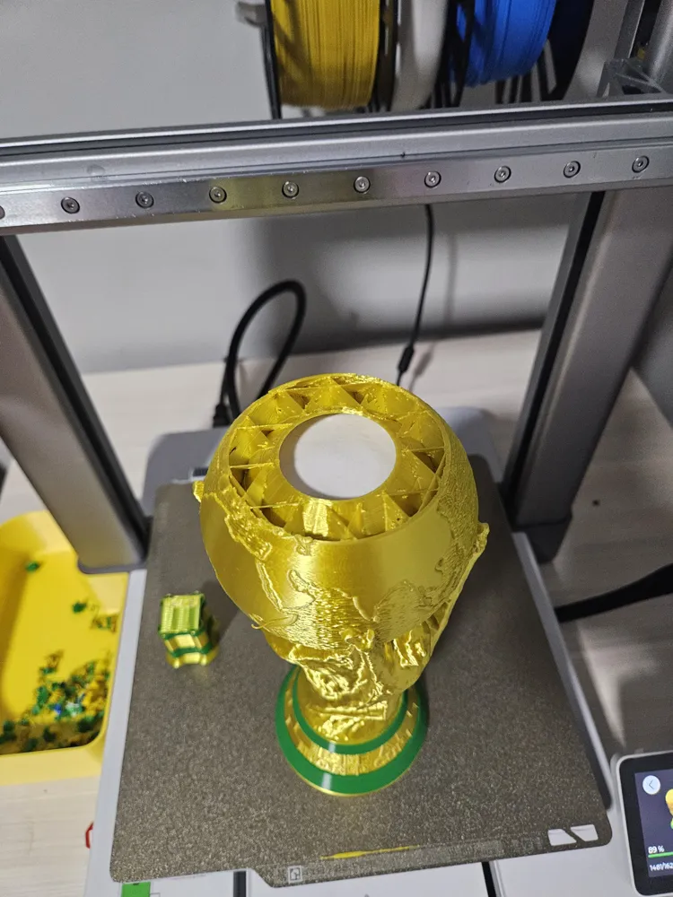 World Cup Trophy for Plaster Filling - Free 3D Print Model - MakerWorld
