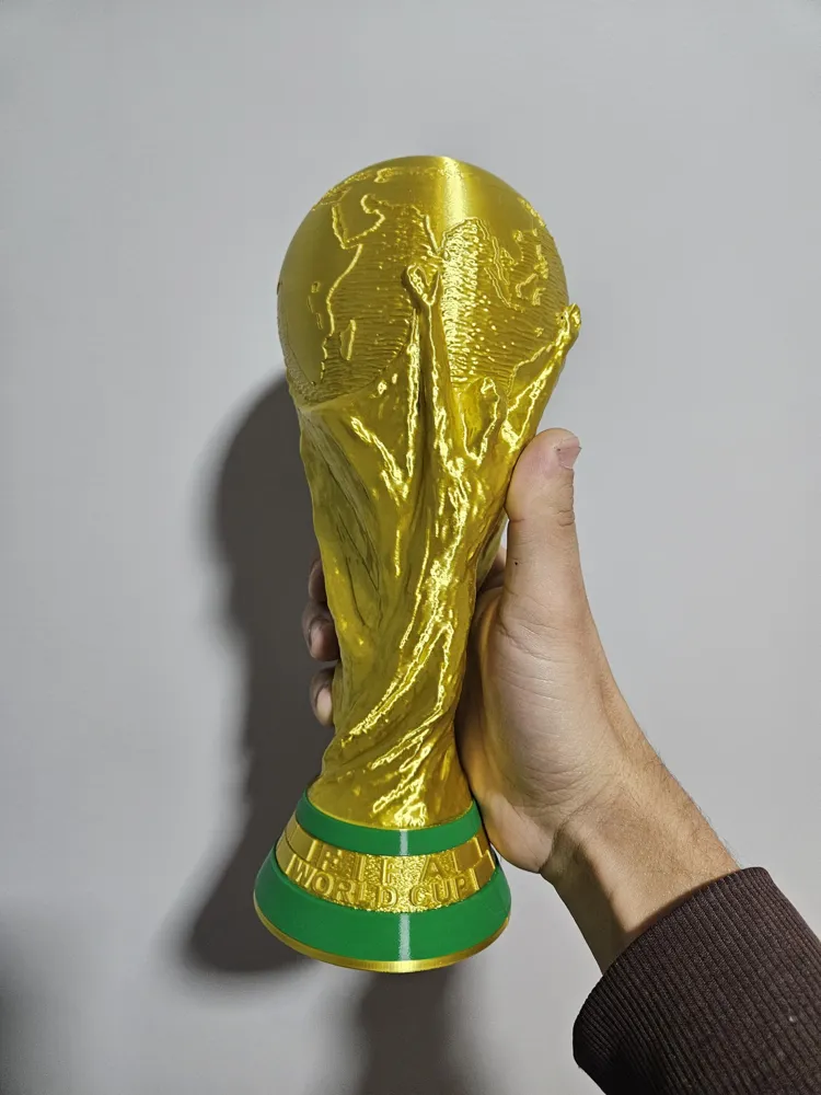World Cup Trophy for Plaster Filling - Free 3D Print Model - MakerWorld