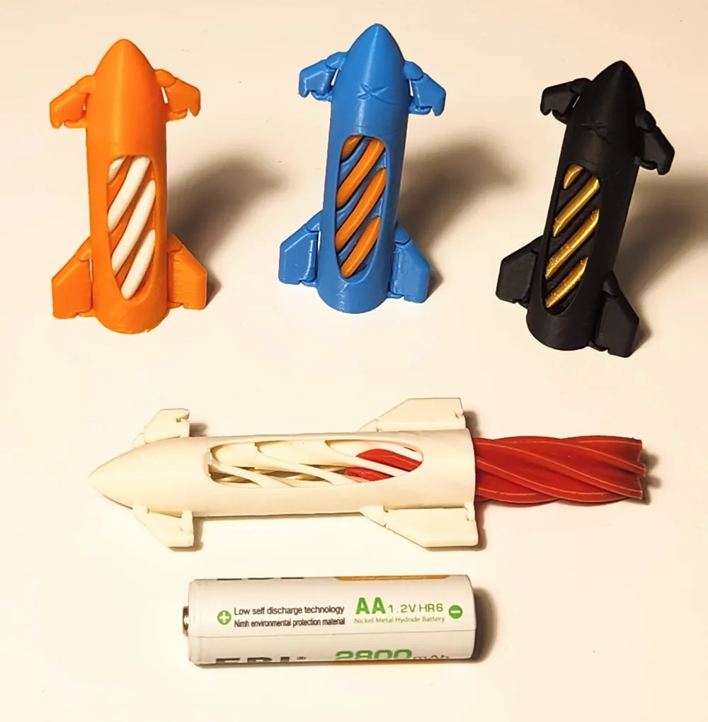 Mini Starship Fidget by Print Doc MakerWorld: Download Free 3D Models