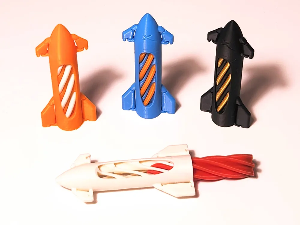 Mini Starship Fidget by Print Doc MakerWorld: Download Free 3D Models