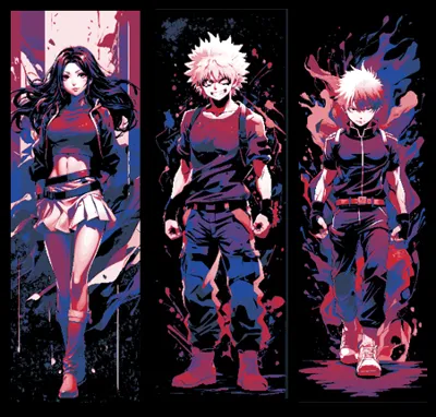 Fan Art set of 3 Bookmarks - My Hero Academia - Izuku, Tsuyu and Ochaco ...