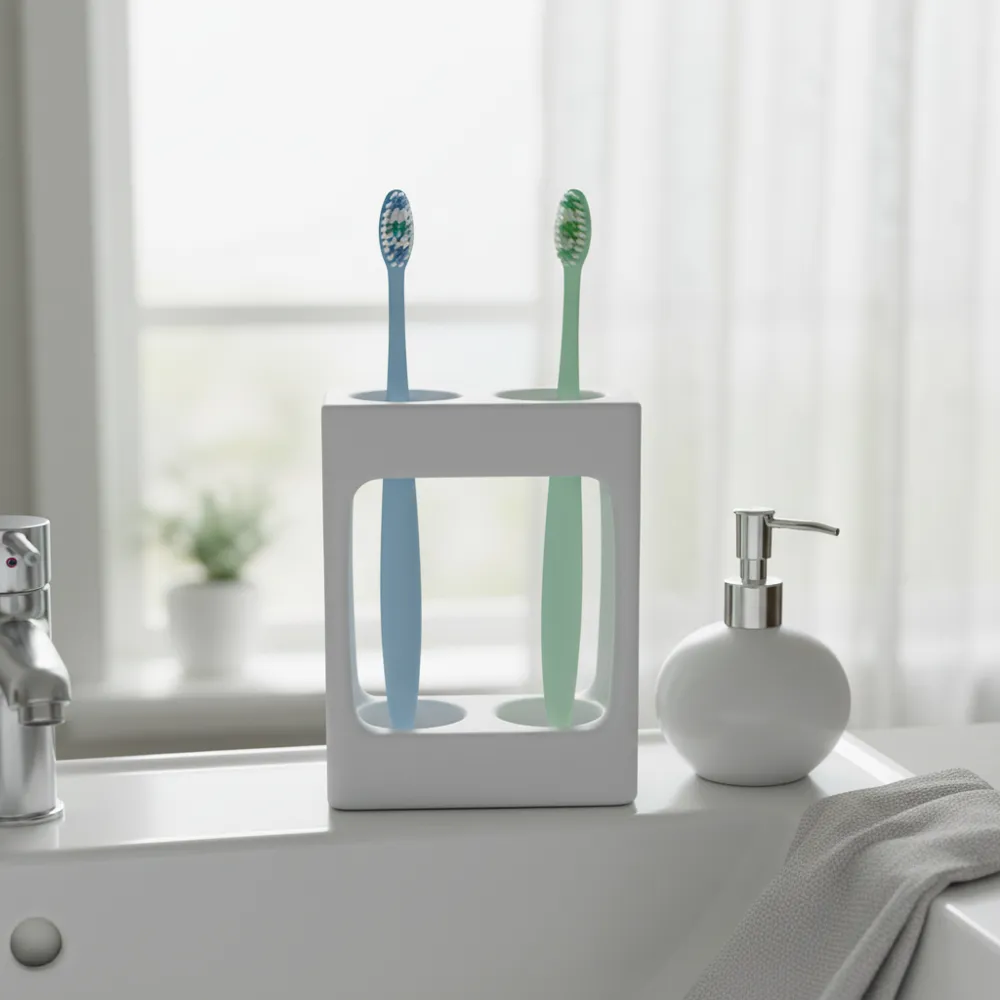 Modern Toothbrush Holder - Minimalist Organizer by Juganof MakerWorld ...