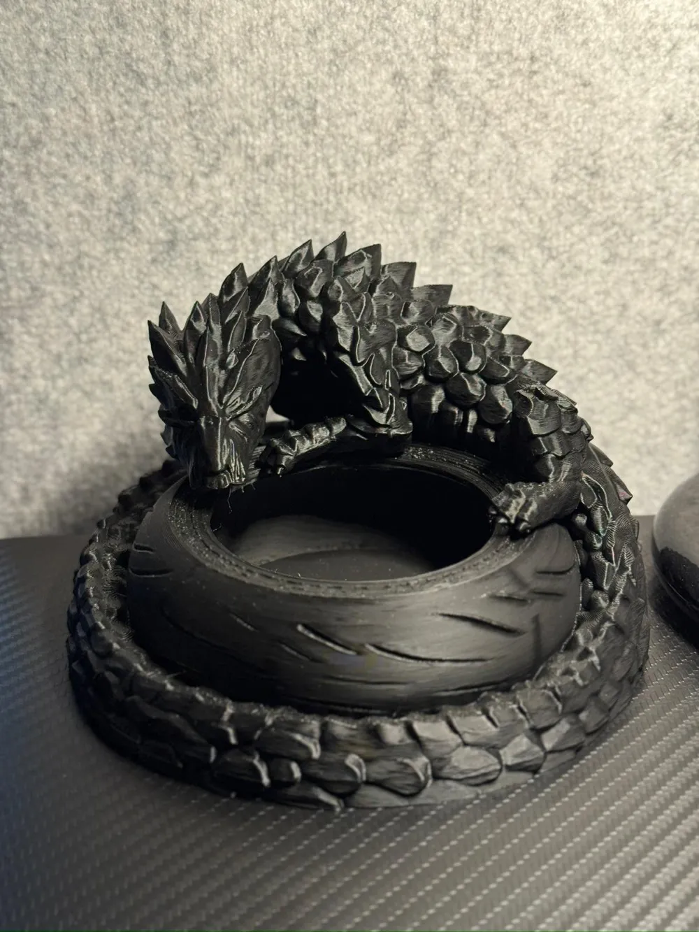 Motorcycle Dragon Tire Catchall Tray(Garage Theme) - Free 3D Print ...