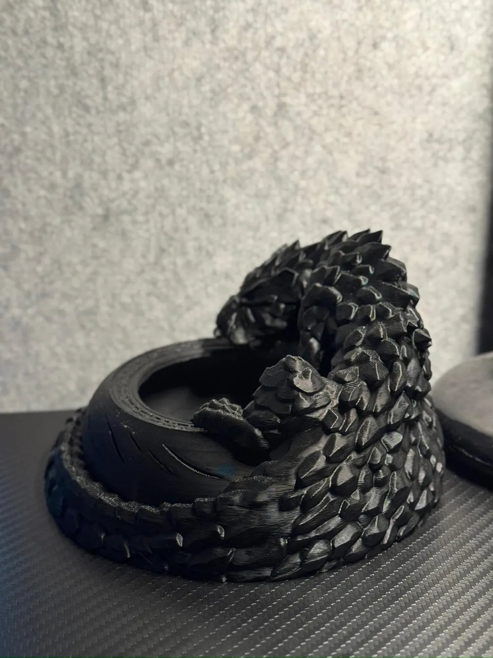 Motorcycle Dragon Tire Catchall Tray(Garage Theme) - Free 3D Print ...
