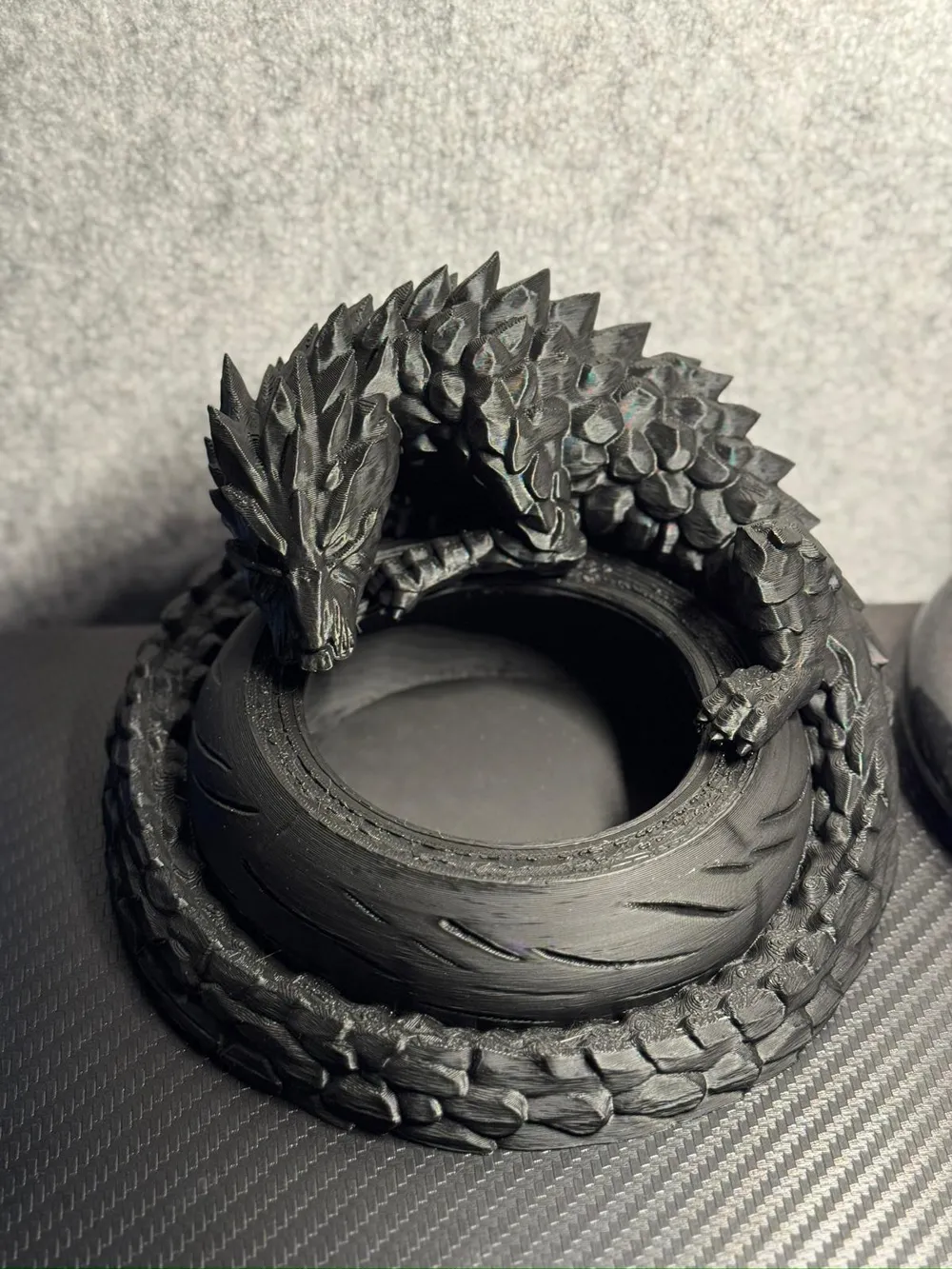 Motorcycle Dragon Tire Catchall Tray(Garage Theme) - Free 3D Print ...