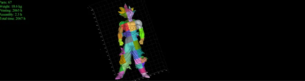 Life-Size Ultra Instinct Goku - Free 3D Print Model - MakerWorld