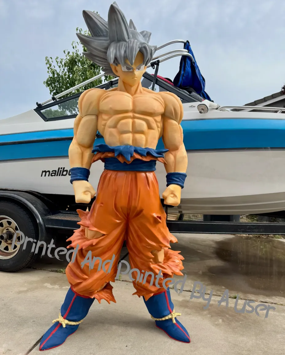 Life-Size Ultra Instinct Goku - Free 3D Print Model - MakerWorld