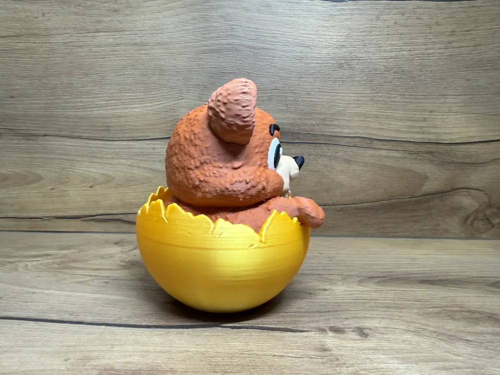 Bear Shell multipart no AMS - Free 3D Print Model - MakerWorld