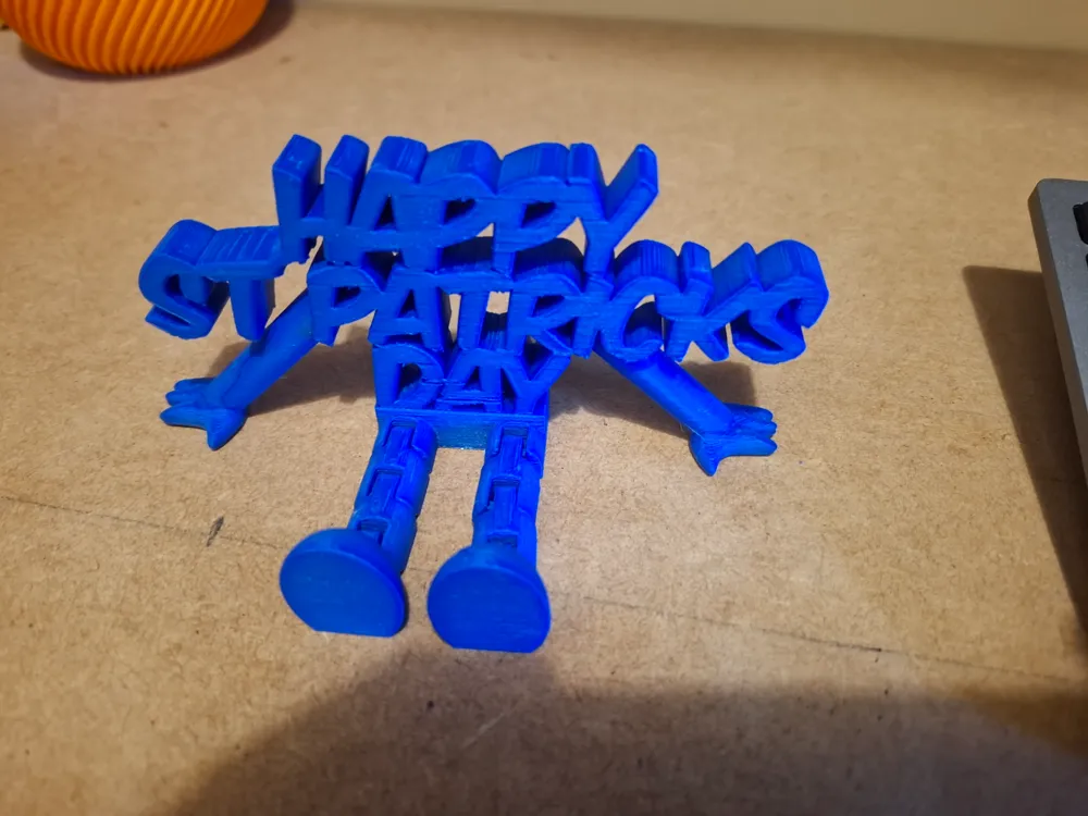 Articulated happy St Patricks Day by rd3dprints - MakerWorld
