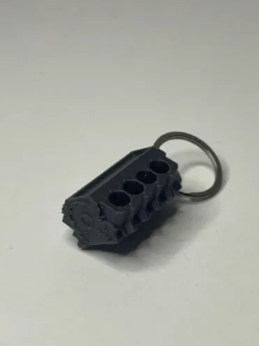 Engine V8 Keychain Remixed by Freecaller - MakerWorld