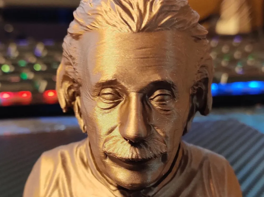 Albert Einstein Bust No Supports High Resolution by Dusk Dimension ...