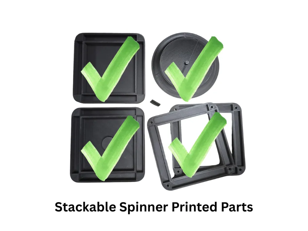 Spin/Stack Keychain Stand w/Dollar Tree Pegboard by Shayla Anthony ...